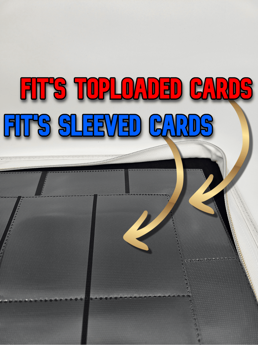 Buy Premium White & Gold Pokémon Binder – Card Prison